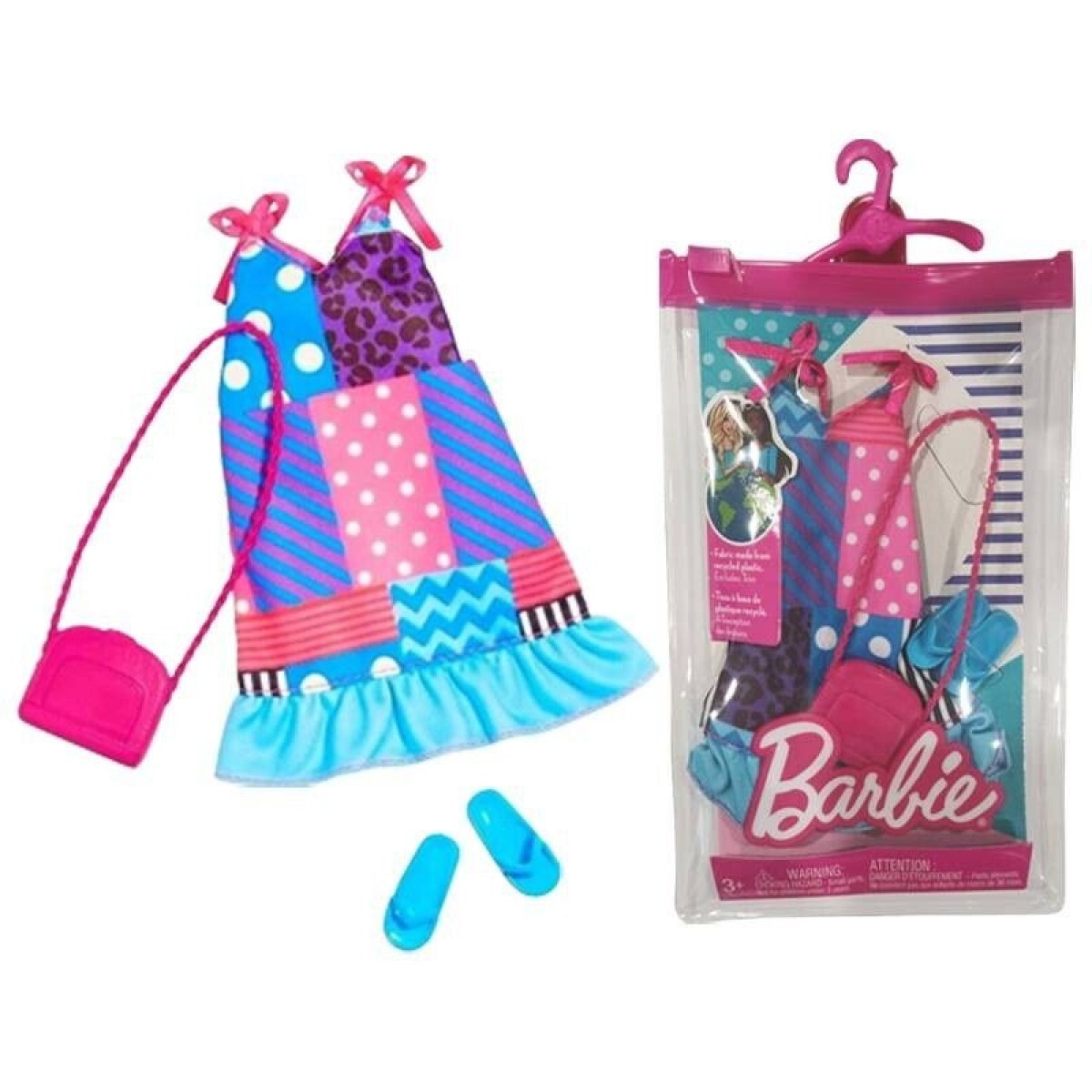 Barbie Complete Look Fashion Pack Multi Pattern Dress HBV36 ArgosyToys