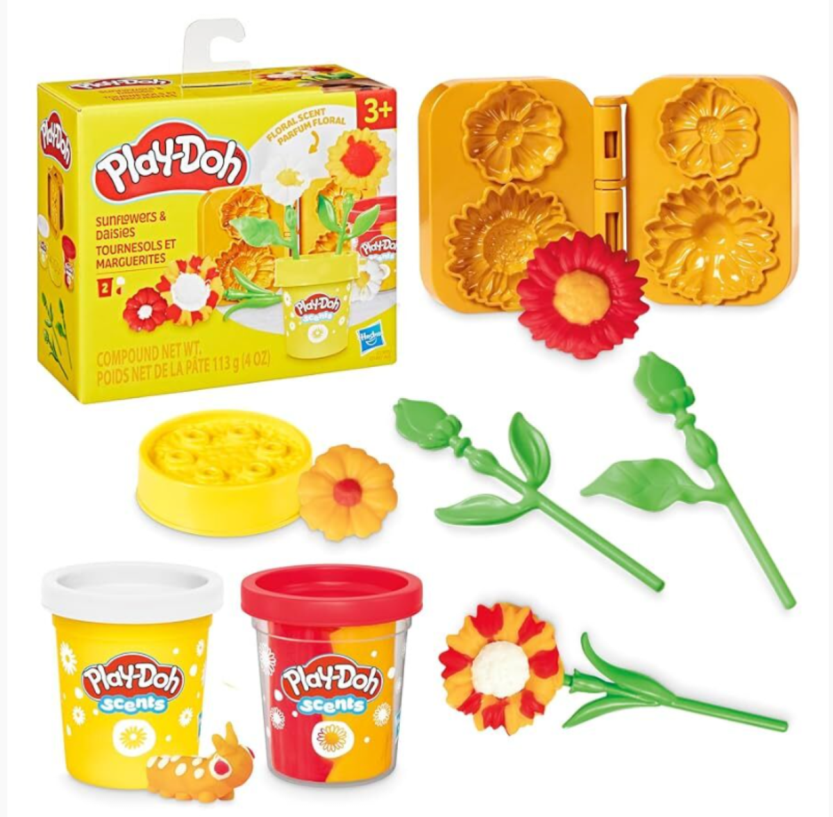 Hasbro Lil Flowers Play Doh Sunflowers & Daisies - ArgosyToys.co.uk