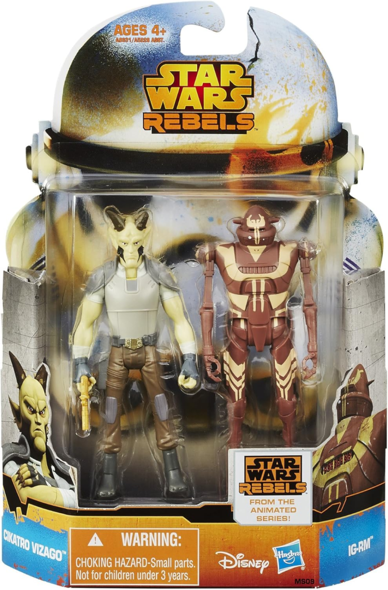 Hasbro Star Wars Rebels 3.5" Action Figure 2 Pack - Cikatro Vizago & IG ...