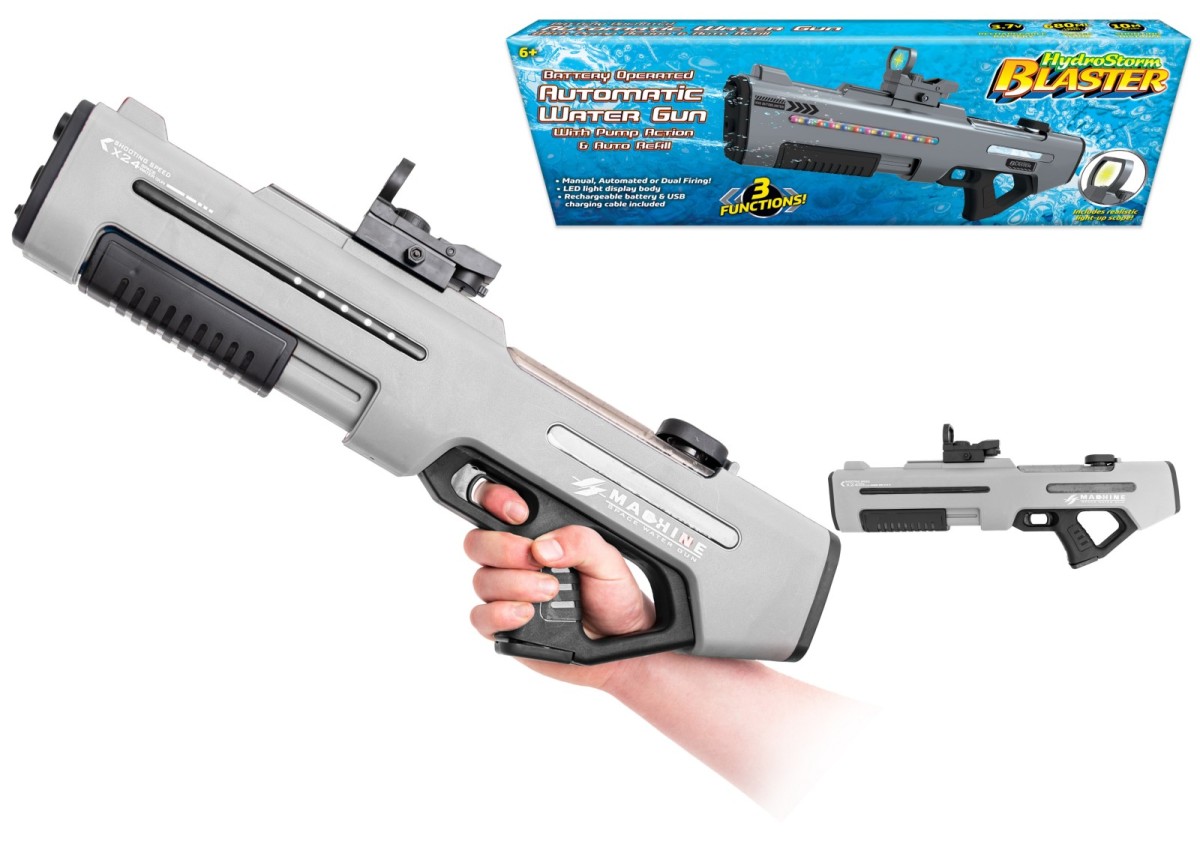 KTL HydroStorm Blaster Battery Operated Automatic Water Gun With Pump ...
