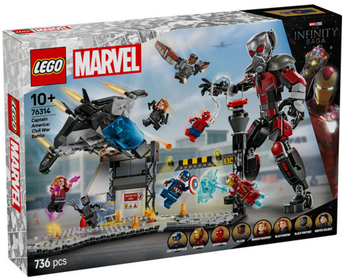 Lego 76314 Marvel Infinity Saga Captain America Civil War Battle ArgosyToys