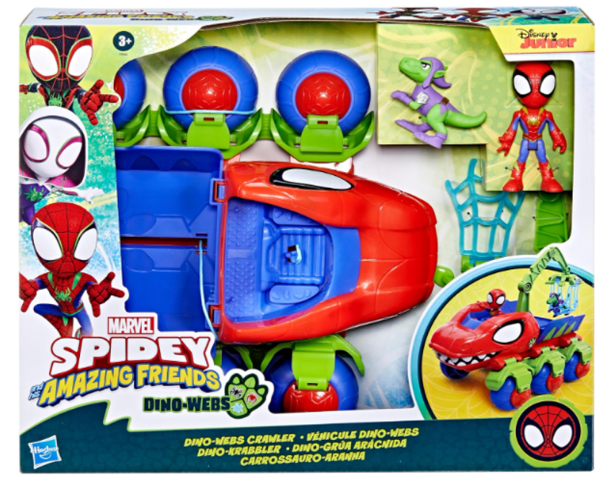 Marvel Spidey and his Amazing Friends Dino-Webs Crawler F9480 ...