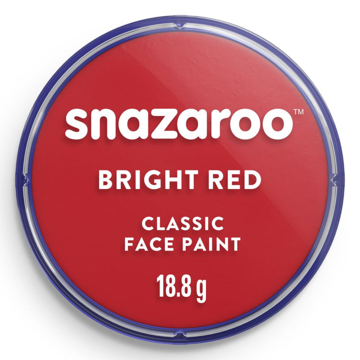 Snazaroo Classic Face Paint Bright Red - ArgosyToys.co.uk