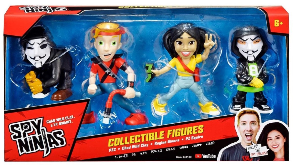 Spy Ninjas Collectible Figures 4 Pack Uk