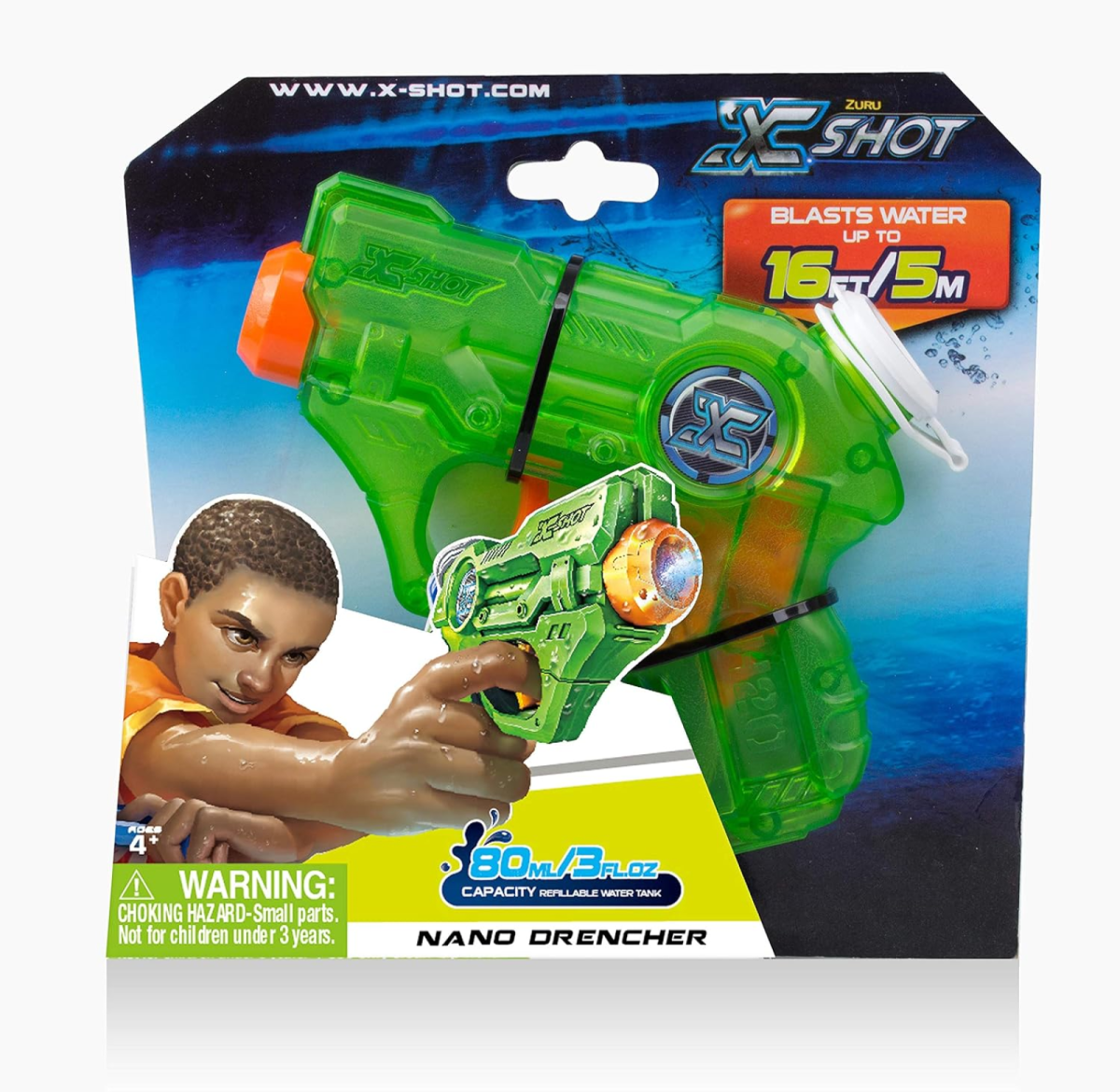 Zuru X Shot Nano Drencher water gun - ArgosyToys.co.uk