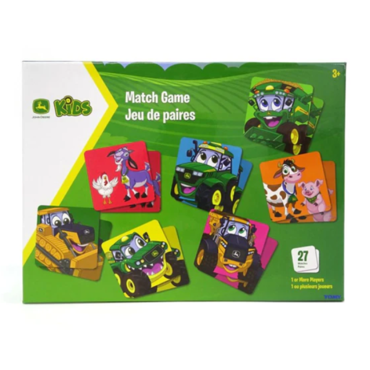 Tomy John Deere Tractor Match Game - ArgosyToys.co.uk