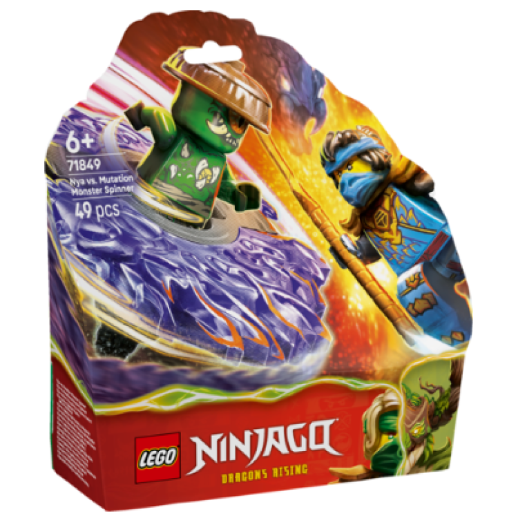 Lego 71849 Ninjago Nya vs. Mutation Monster Spinner - ArgosyToys.co.uk