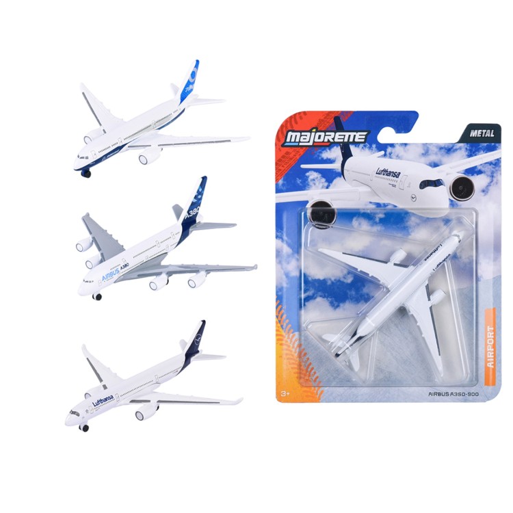 Simba Majorette Aircraft Metal Models (3 Assorted) - ArgosyToys.co.uk