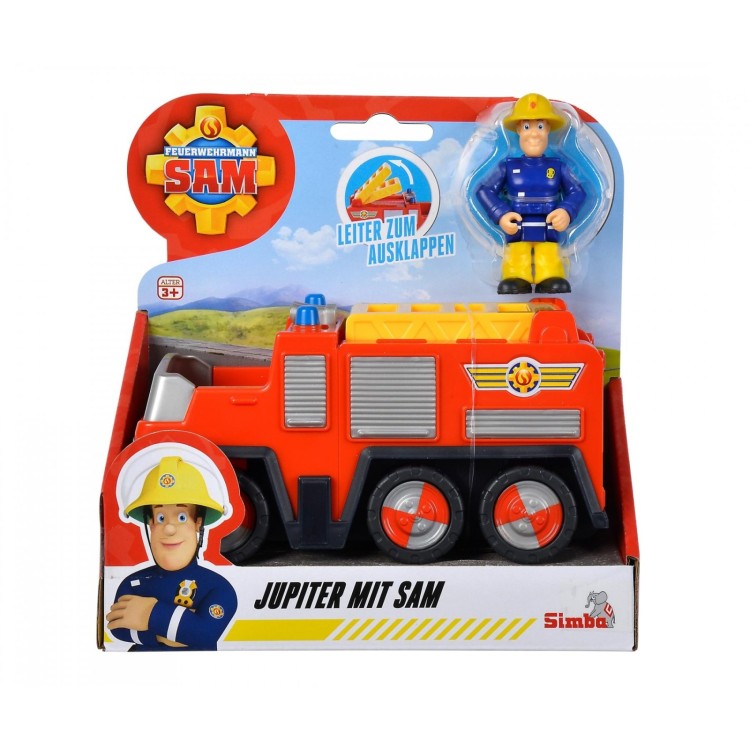 Simba Mattel Fireman Sam Jupiter With Sam - ArgosyToys.co.uk