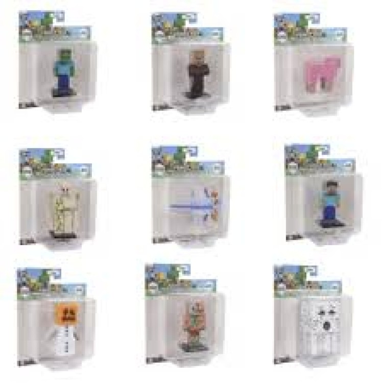 STL Minecraft Toppeez Minecraft Figure Assortment - ArgosyToys.co.uk