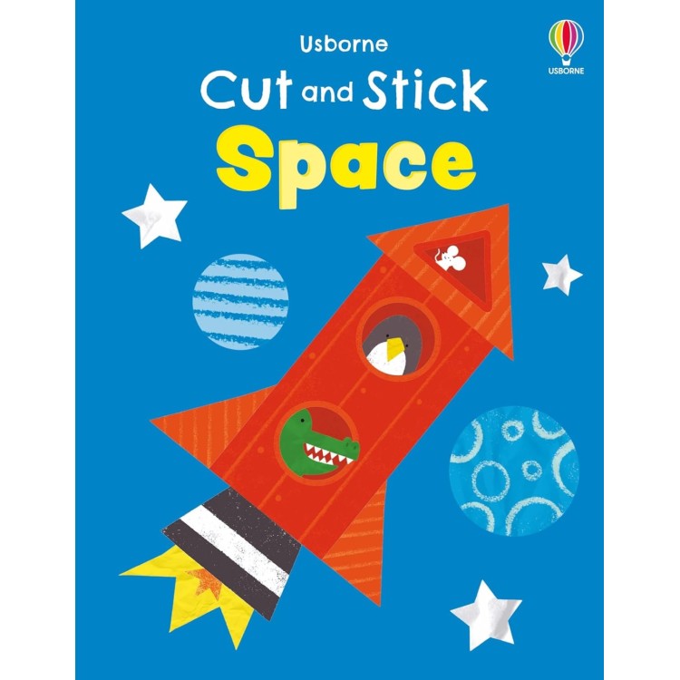 Usborne Cut And Stick Space - ArgosyToys.co.uk