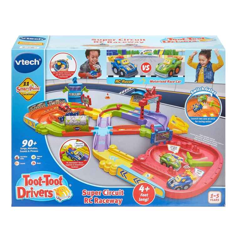 Vtech Toot Toot Drivers Super Circuit RC Raceway - ArgosyToys.co.uk